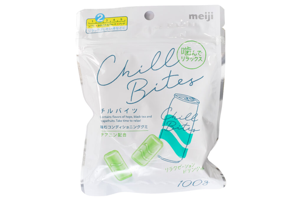 明治『Chill Bites（チルバイツ）100g』はグレープフルーツの爽やかな香り広がる、やわらかリラクゼーショングミ！ | えんぎ株式会社 ...